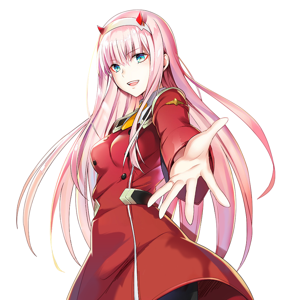 Наклейка Zero Two PNG - AVATAN PLUS